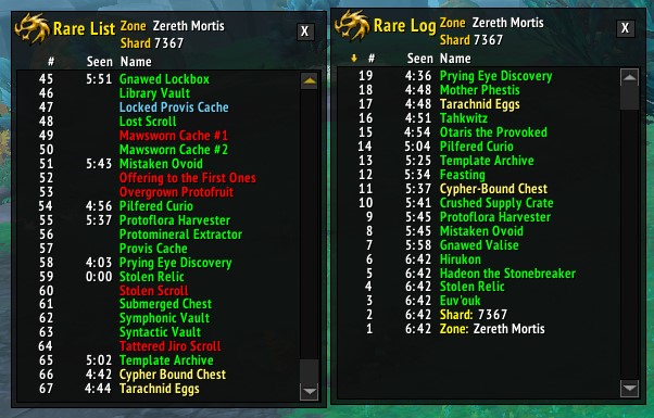 WoW Rare Alert addon Shadowlands/Burning Crusade Classic 2022